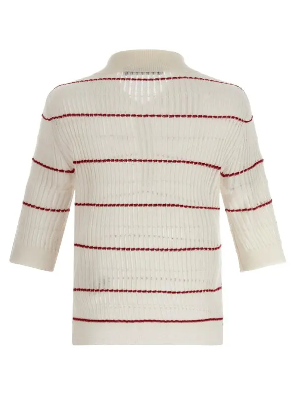 Max Mara Mstgallo' Polo Shirt - White