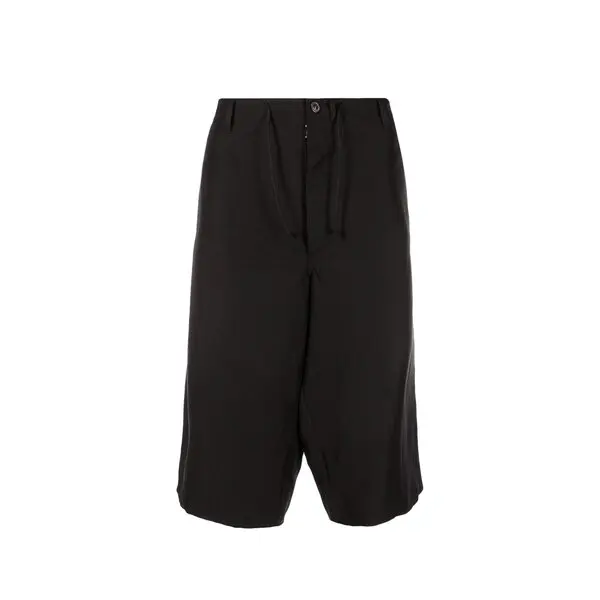 MAISON MARGIELA Blend Linen Bermuda Shorts - Black