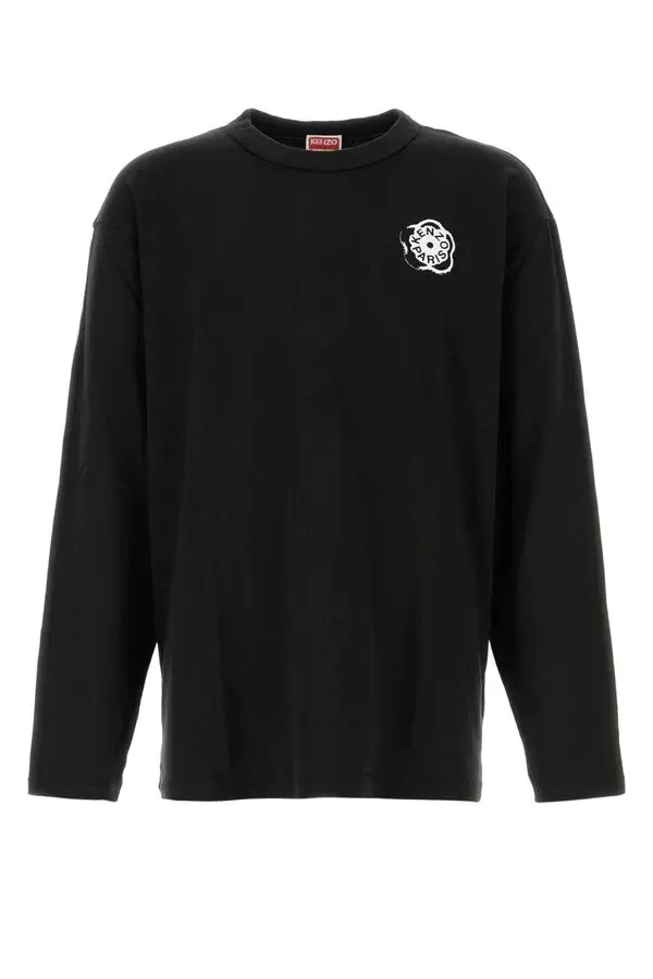 Kenzo Black Cotton Oversize T-shirt - Multicolor