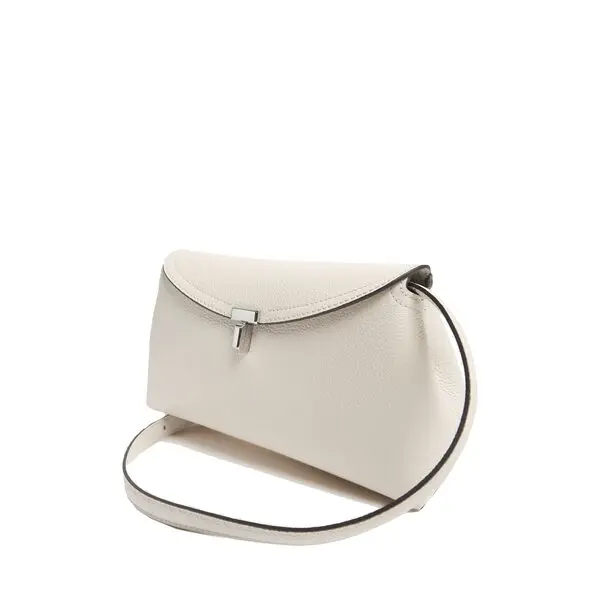 TOTEME T-lock Leather Clutch Bag