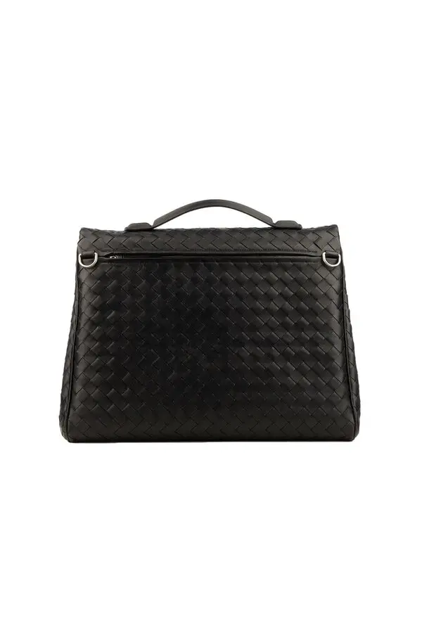 Bottega Veneta Woven Leather Briefcase