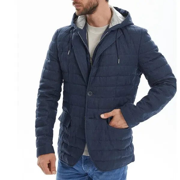 Herno Linen Quilted Jacket