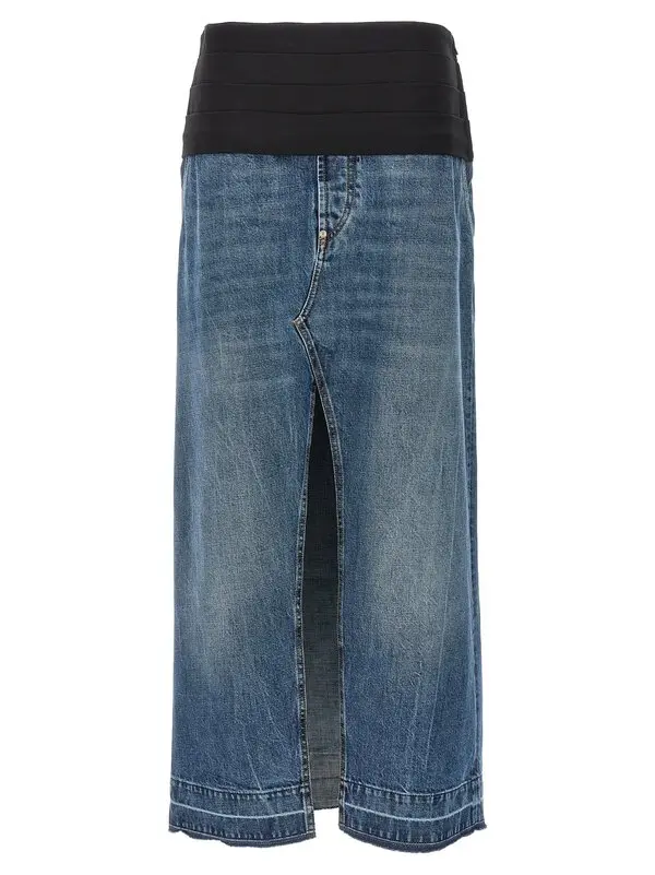 Stella McCartney Denim Skirt - Blue