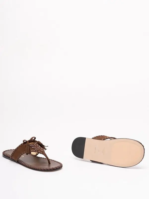 Prada Suede Flat Sandals