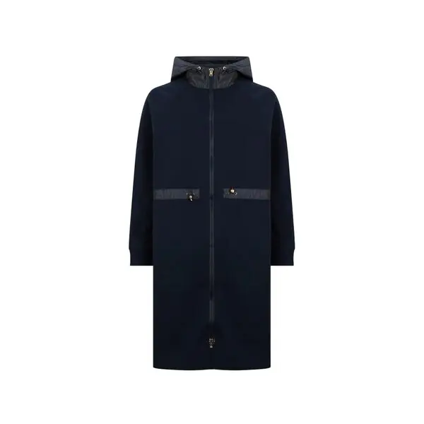 Herno Hooded Coat - Blue