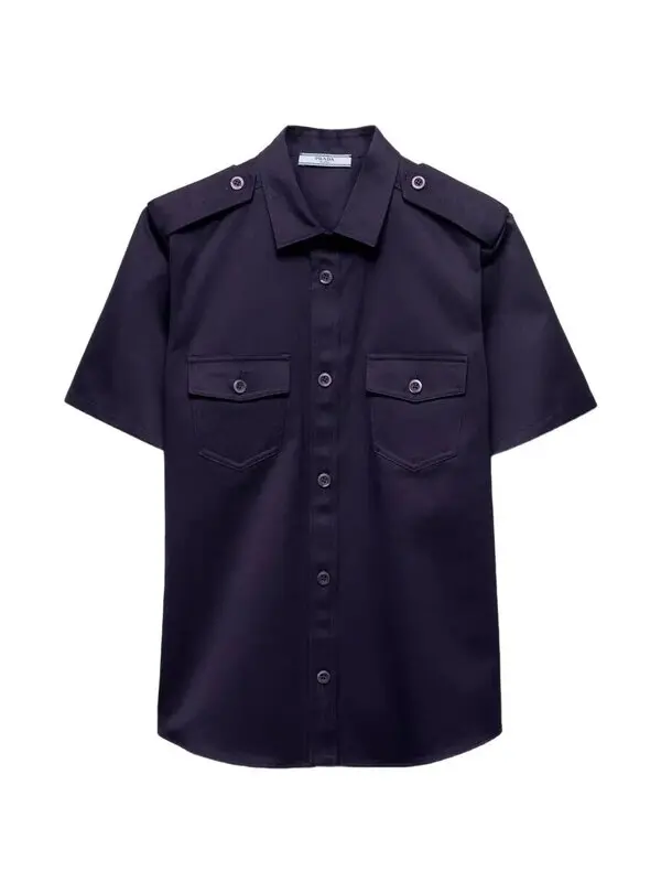 Prada Short-sleeve Uniform Shirt