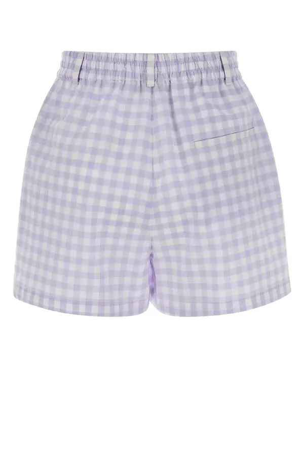 Moschino Embroidered Cotton Shorts