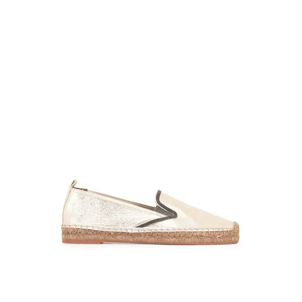 Brunello Cucinelli Leather Espadrilles