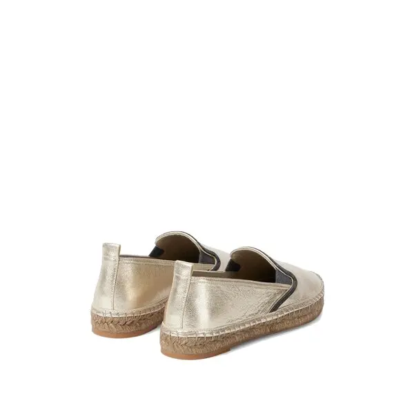 Brunello Cucinelli Leather Espadrilles