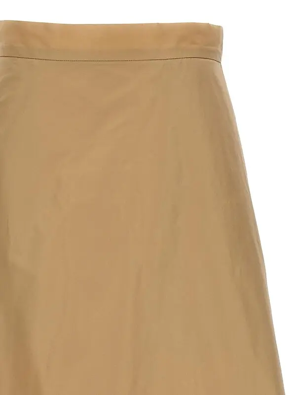 JIL SANDER Long Flared Skirt