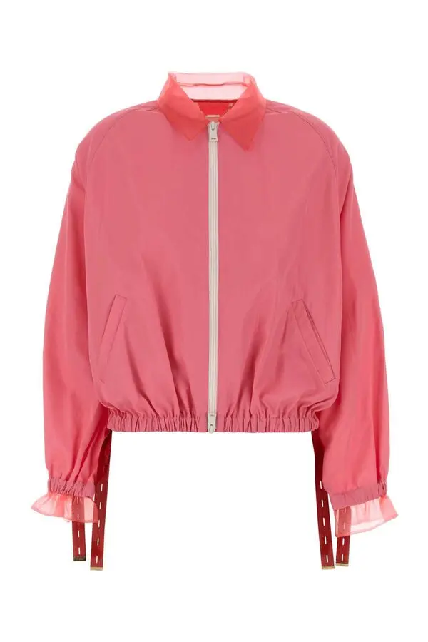Fendi Fluo Viscose Blend Jacket - Pink