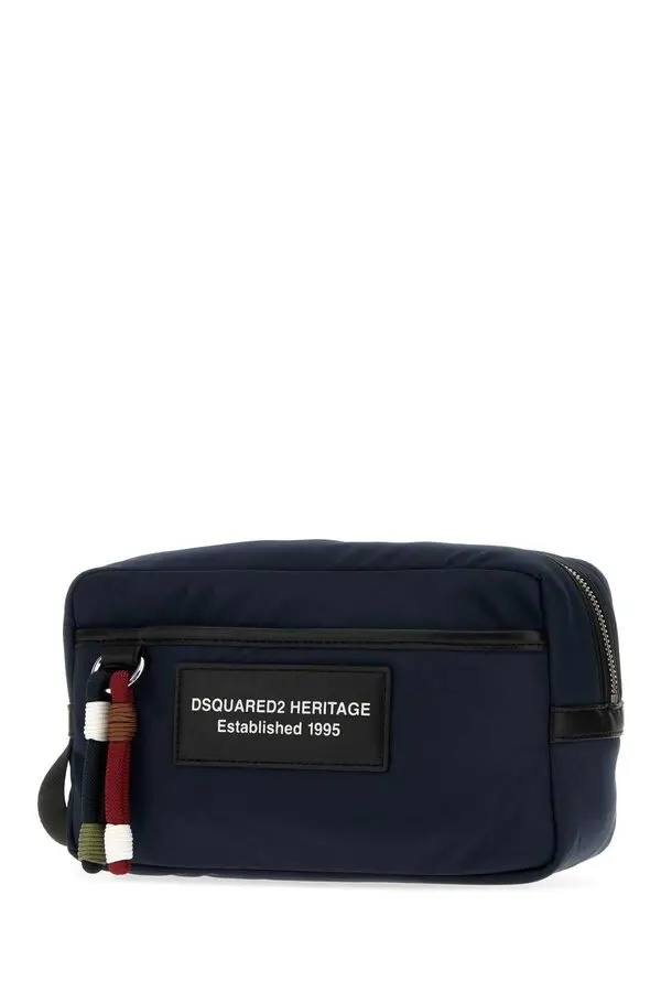 Dsquared2 Navy Fabric Beauty Case