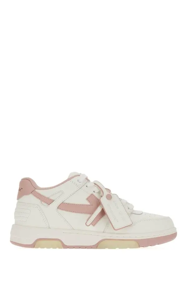 Off-White Leather Sneakers - Multicolor