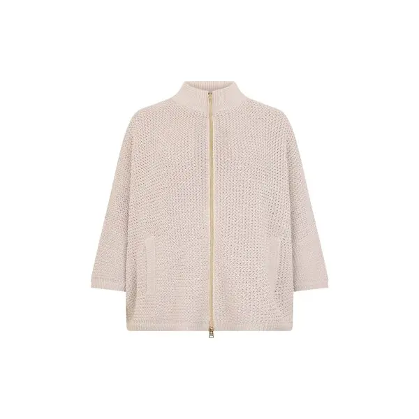 Herno Oversized Knitted Cardigan - Cream