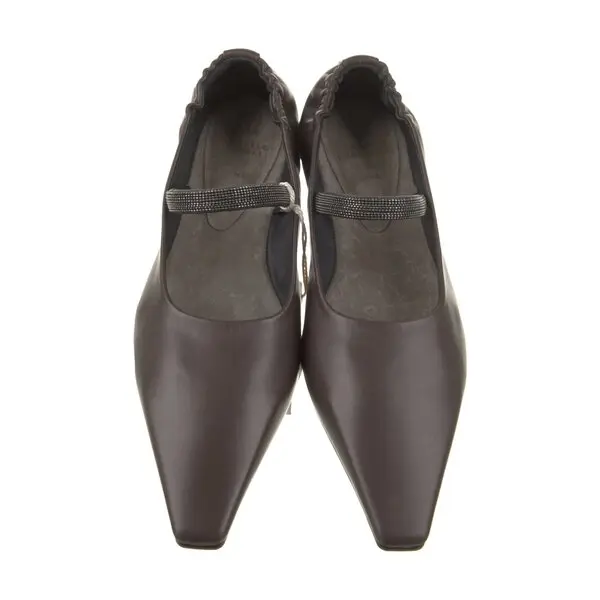 Brunello Cucinelli Mary Jane Flats