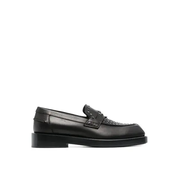 Versace Medusa Leather Loafers