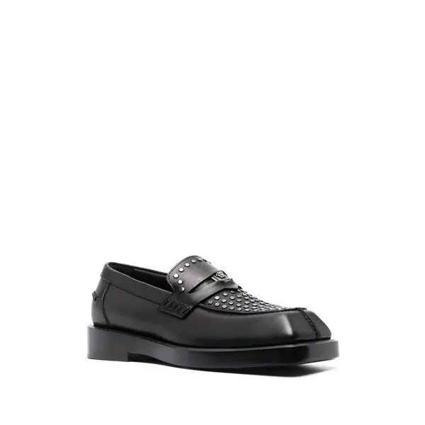 Versace Medusa Leather Loafers