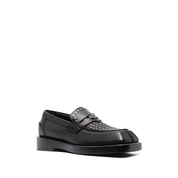 Versace Medusa Leather Loafers