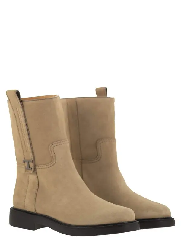 TOD'S Suede Ankle Boot