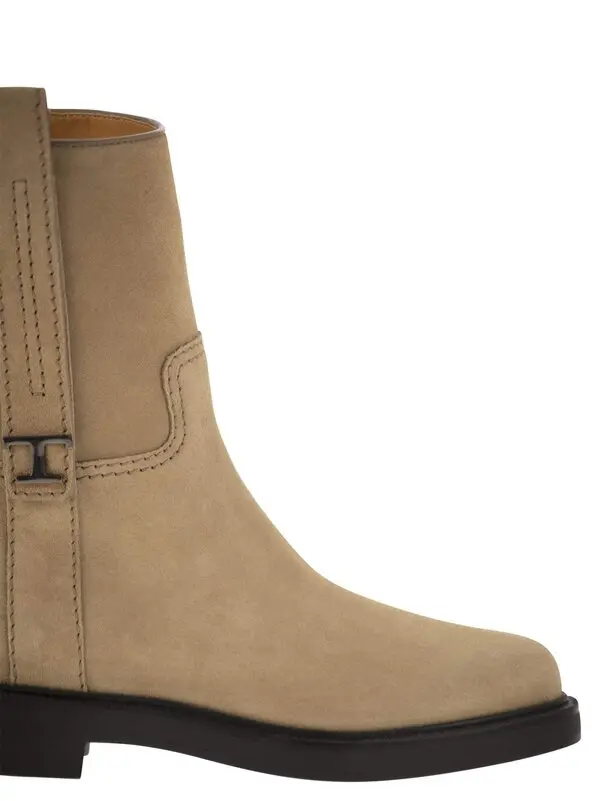 TOD'S Suede Ankle Boot