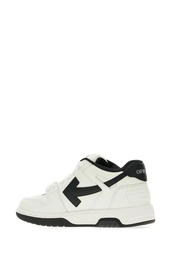 Off-White Leather Sneakers - Multicolor