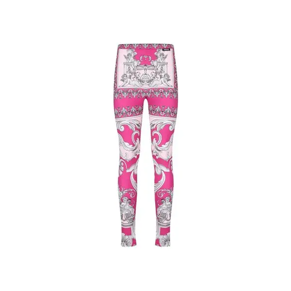 Versace Baroque Print Leggings - Multicolor