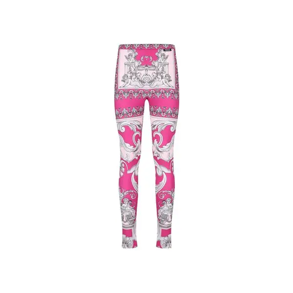 Versace Baroque Print Leggings - Multicolor