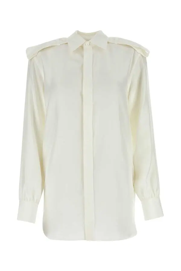 Burberry Silk Shirt - White