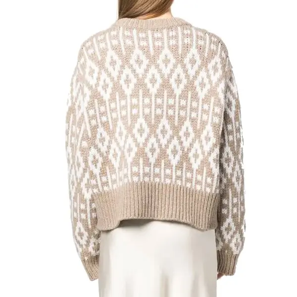 Brunello Cucinelli Jacquard Cashmere Sweater