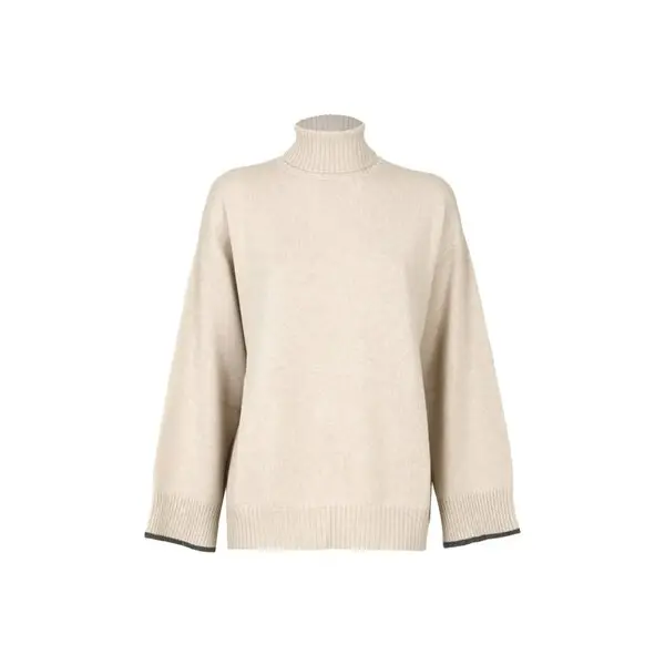 Brunello Cucinelli Cashmere Turtleneck - Cream