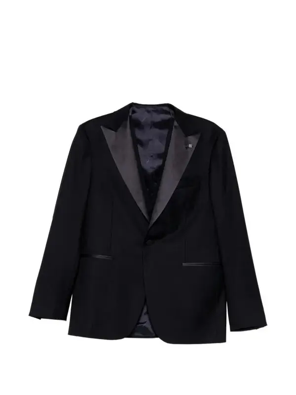 Tagliatore Wool Tuxedo Jacket