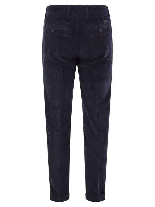 FAY Slim Corduroy Trousers