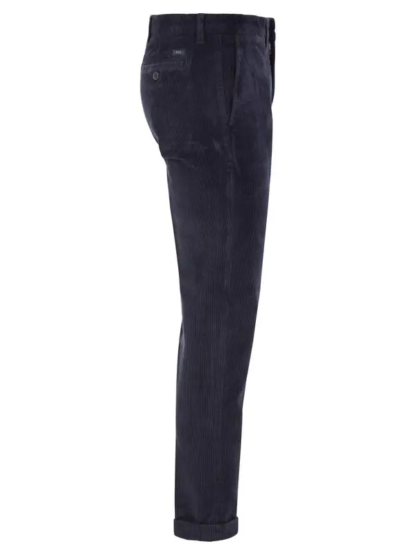 FAY Slim Corduroy Trousers
