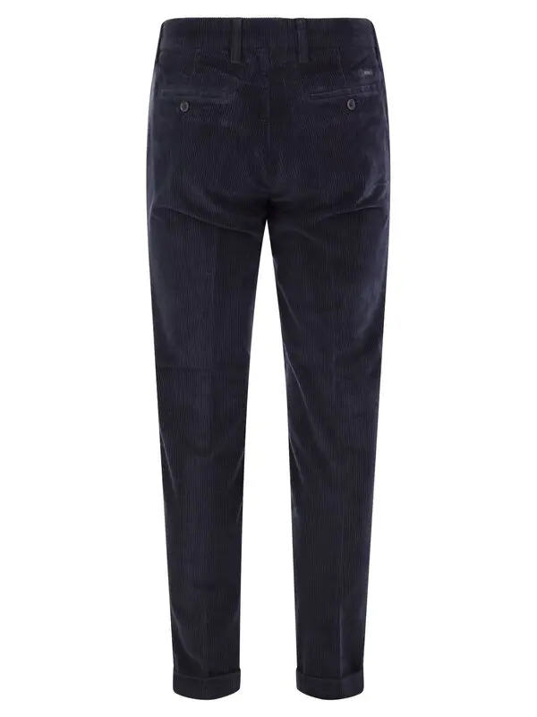 FAY Slim Corduroy Trousers