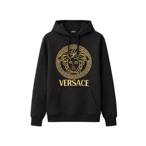 Versace Gold Medusa Logo Hoodie