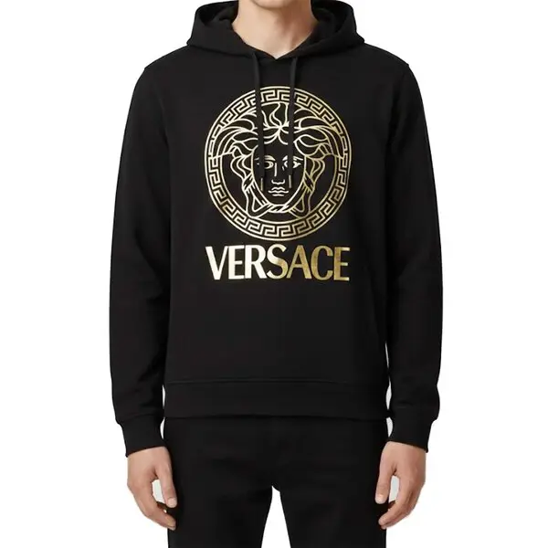 Versace Gold Medusa Logo Hoodie