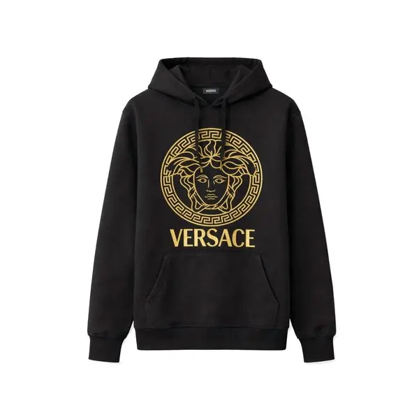 Versace Medusa Logo Hoodie - Black