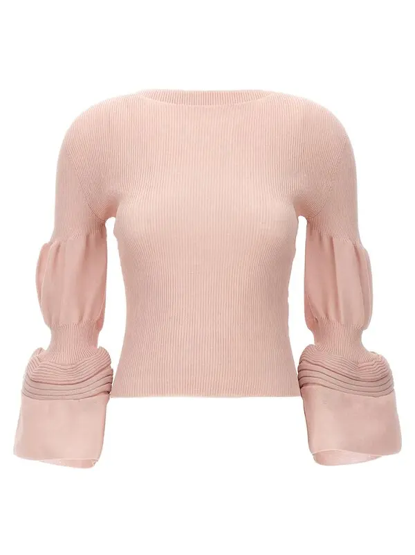 Issey Miyake Assemblage Branch' Top - Pink