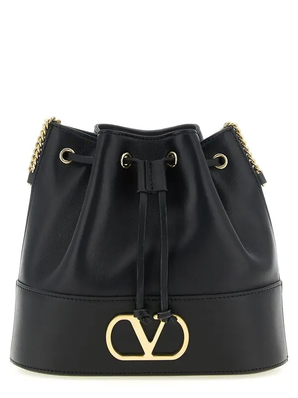 Valentino Garavani Valentinogaravani 'vlogosignature' Mini Bucket Bag - Black