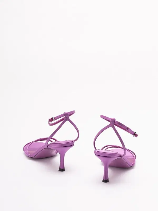 JIMMY CHOO Satin 1998 Leo Sandals - Multicolor