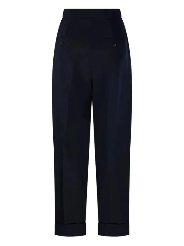 Max Mara Wool Tailored Trousers - Multicolor