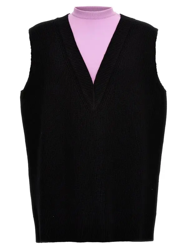 JIL SANDER Knit Vest - Multicolor