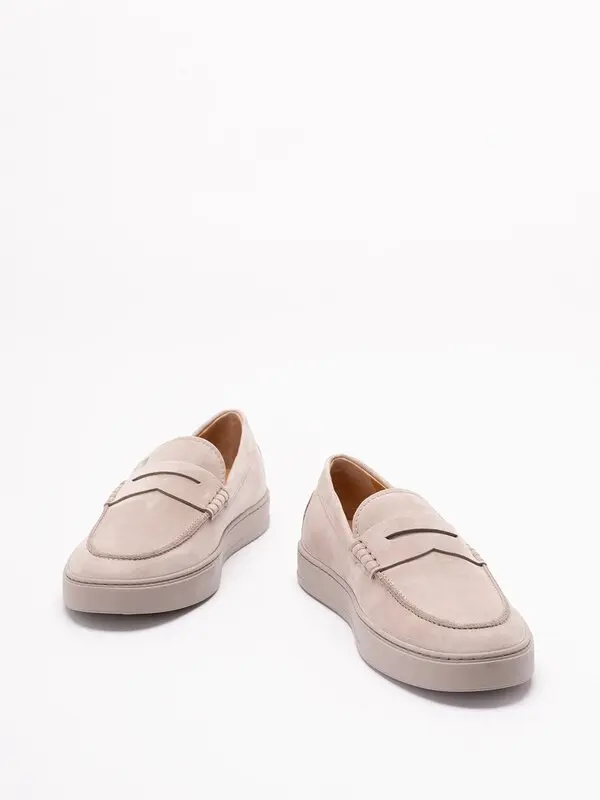 TOD'S Loafers In Nabuk Leather