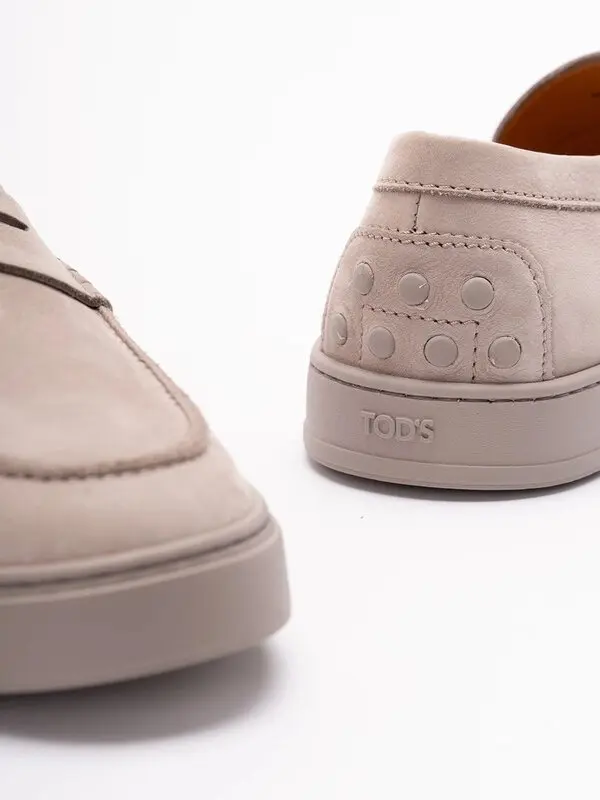 TOD'S Loafers In Nabuk Leather