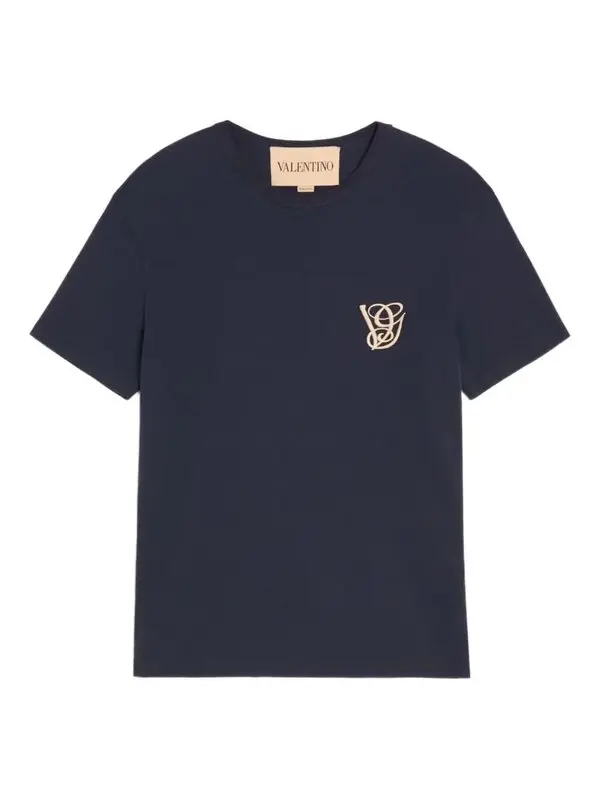 Valentino Garavani Embroidered `vg` T-shirt