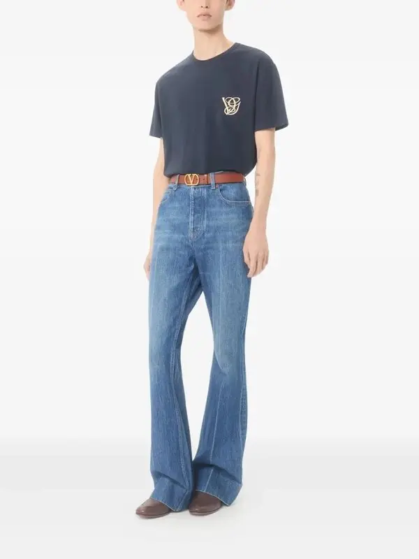 Valentino Garavani Embroidered `vg` T-shirt
