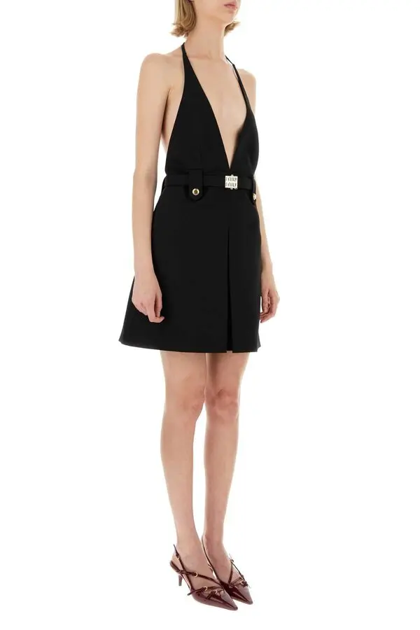 Miu Miu Stretch Wool Dress