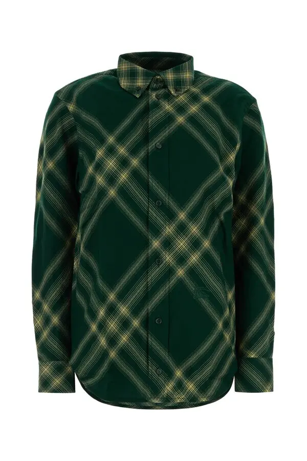 Burberry Wool Check Shirt - Multicolor