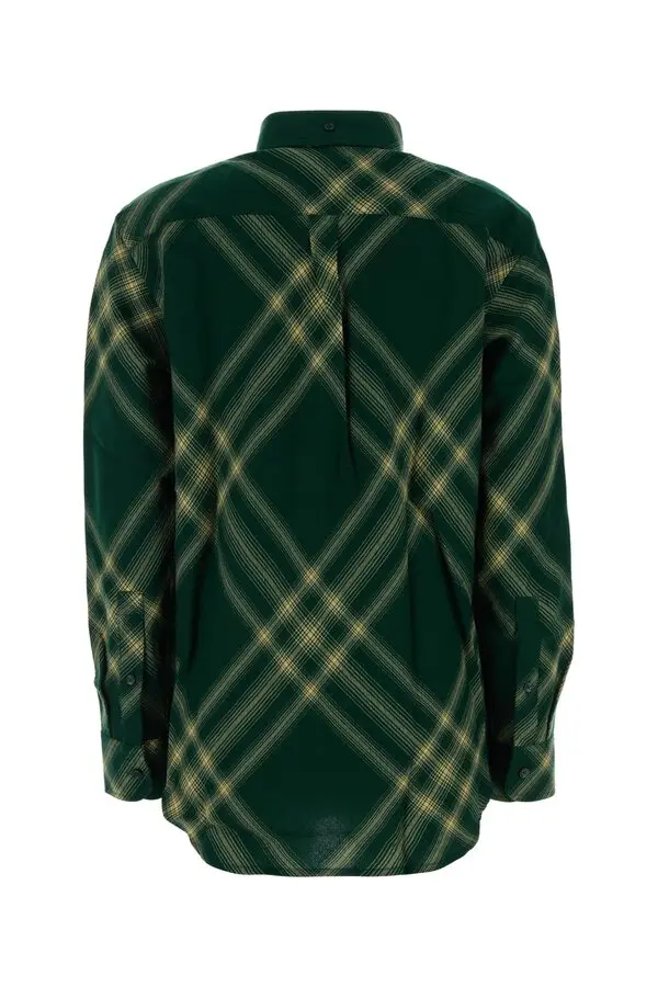 Burberry Wool Check Shirt - Multicolor
