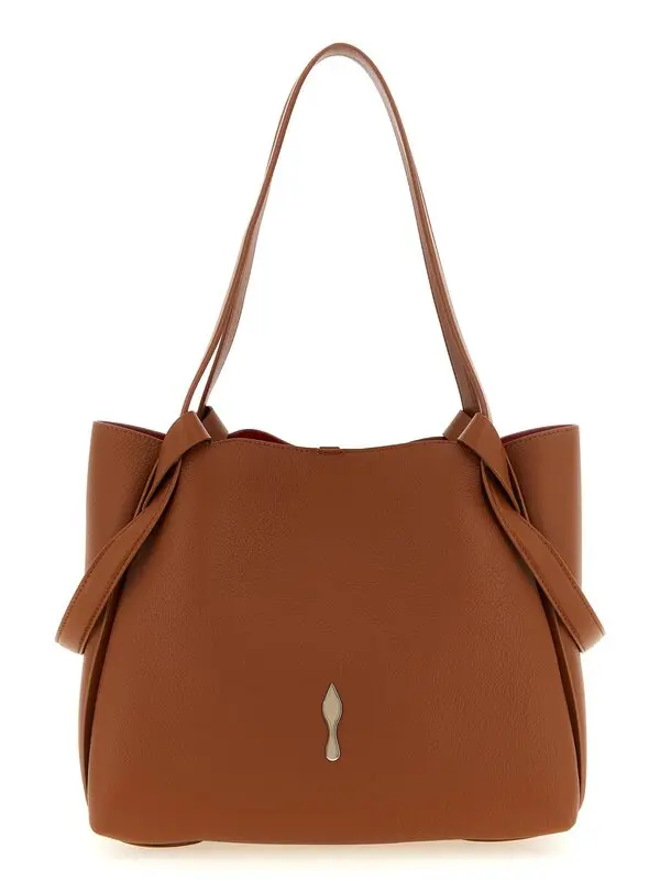 CHRISTIAN LOUBOUTIN Bettina' Small Shopping Bag - Brown